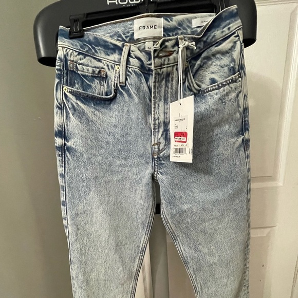 Frame Denim | Jeans | Frame Le Piper Wide Cuff Jeans Richlake Blue ...